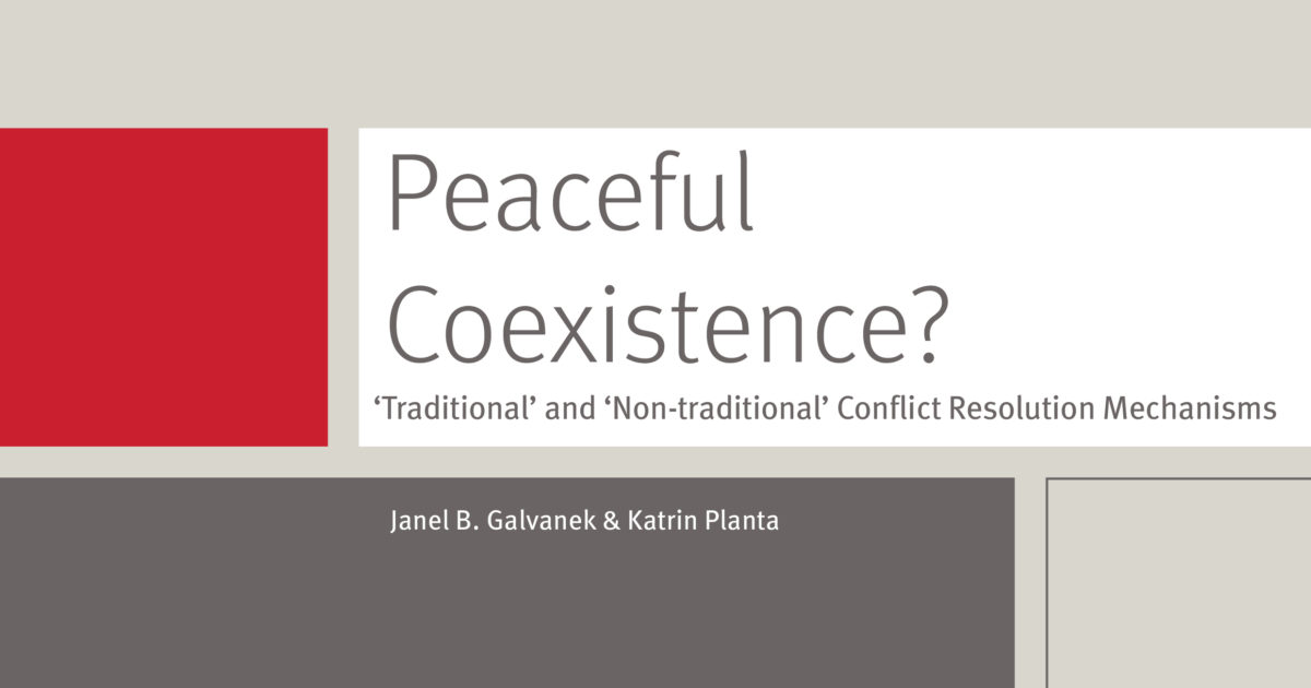 Peaceful Coexistence? - Berghof Foundation