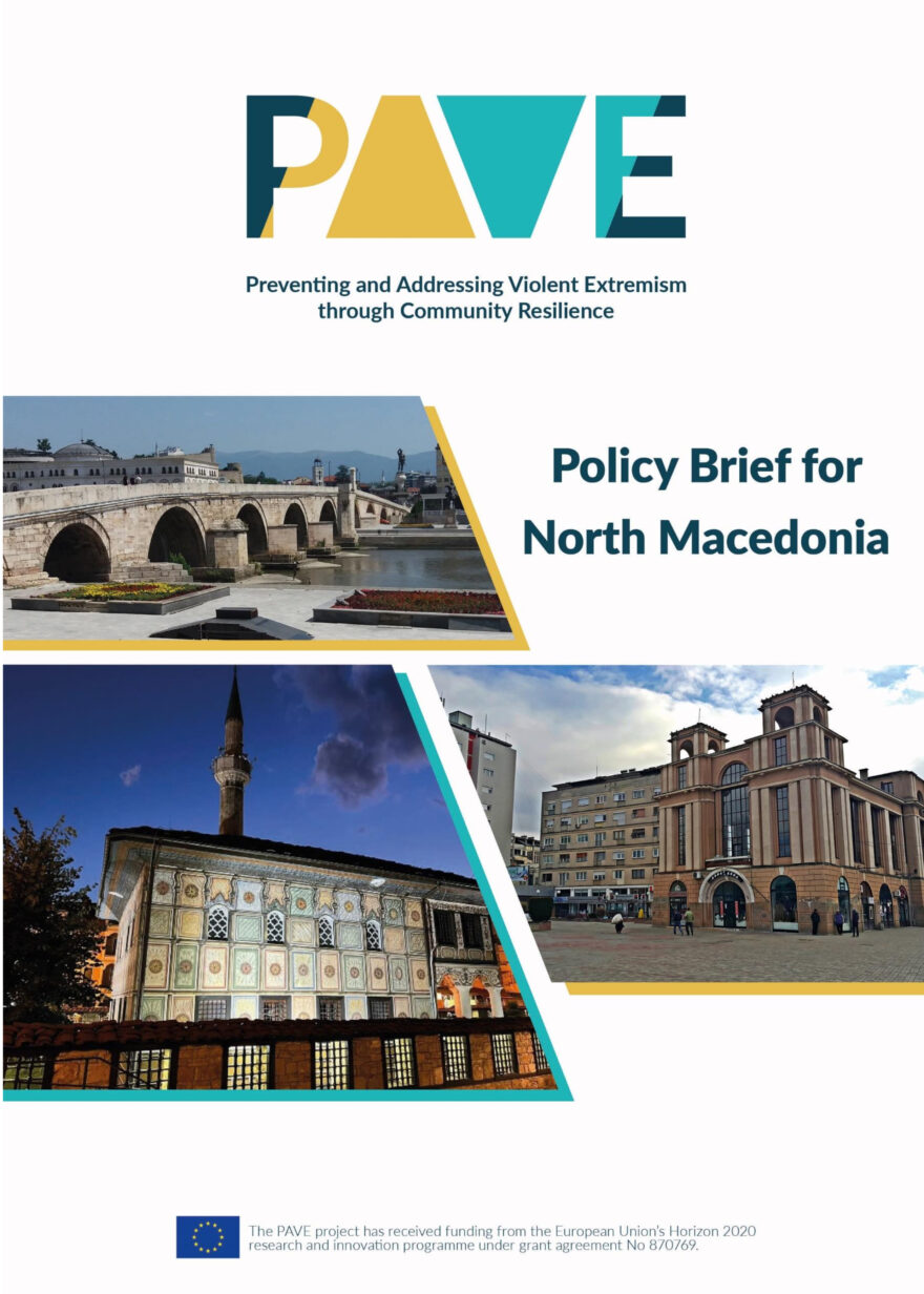 Policy brief on the prevention of violent extremism in North Macedonia ...