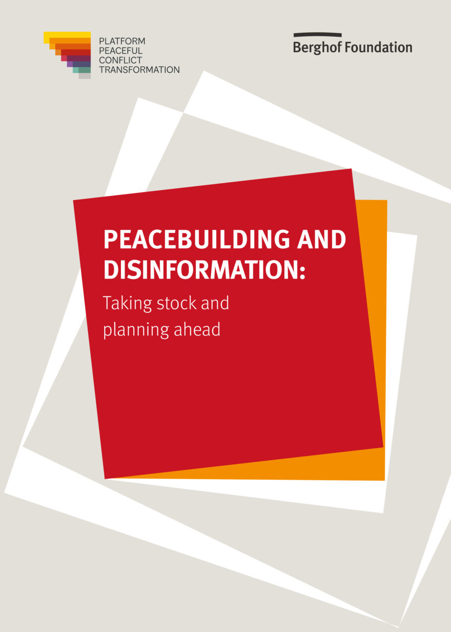 Peacebuilding and disinformation - Berghof Foundation
