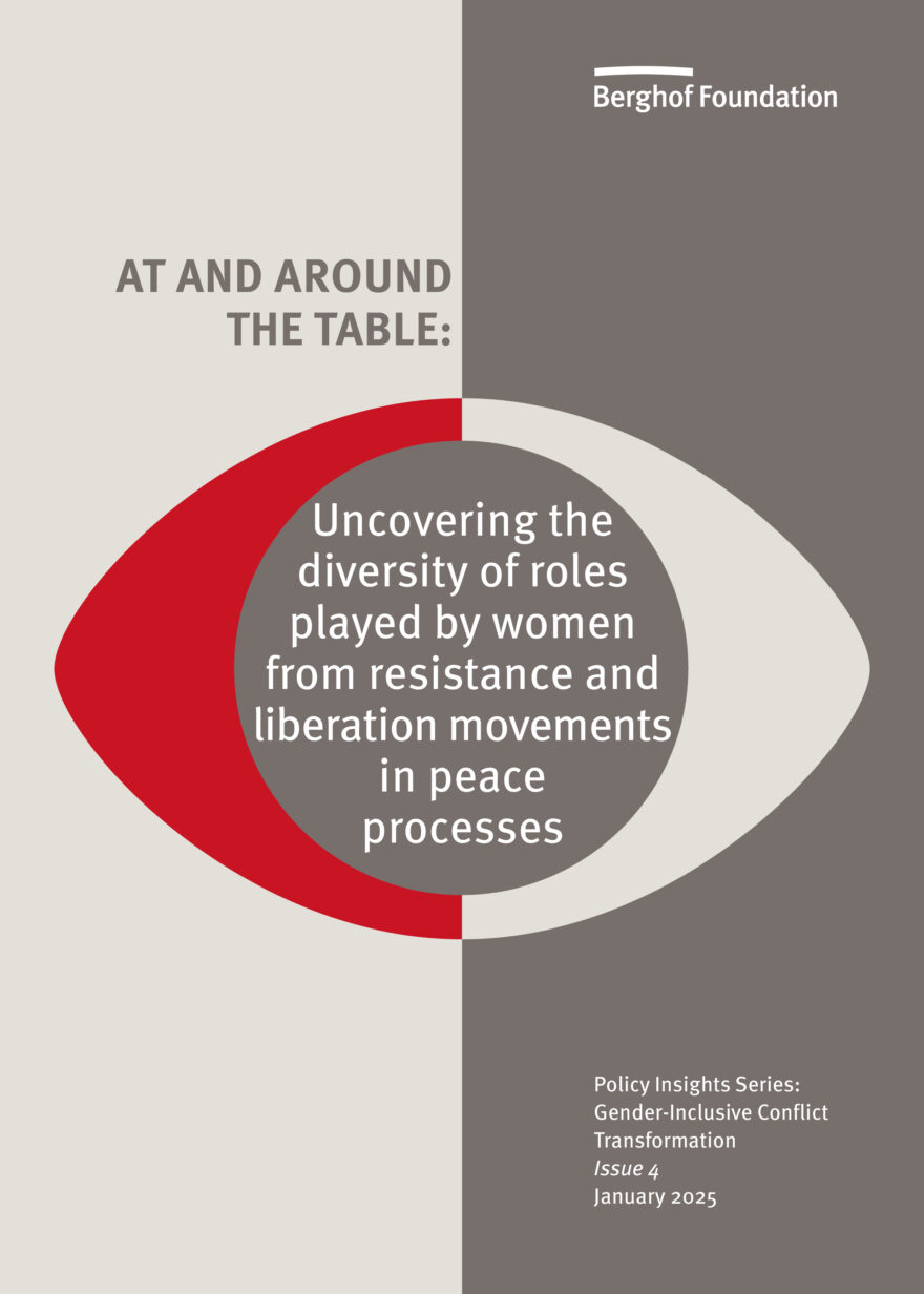 At and around the table - Berghof Foundation